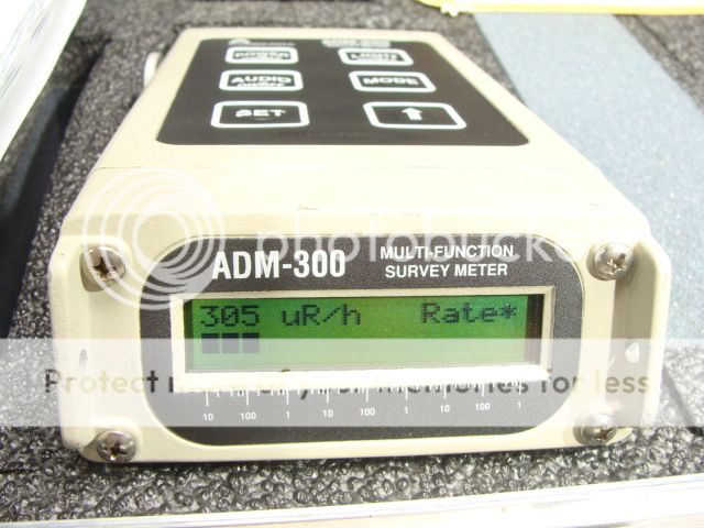 Canberra / NRC ADM-300 / 300A Multi-Function Survey Geiger Counter ...