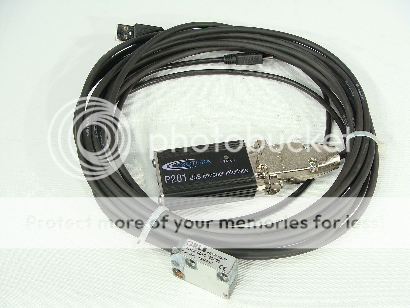 RLS LM10 Linear Incremental Magnetic Encoder, Protura P201 USB Encoder ...