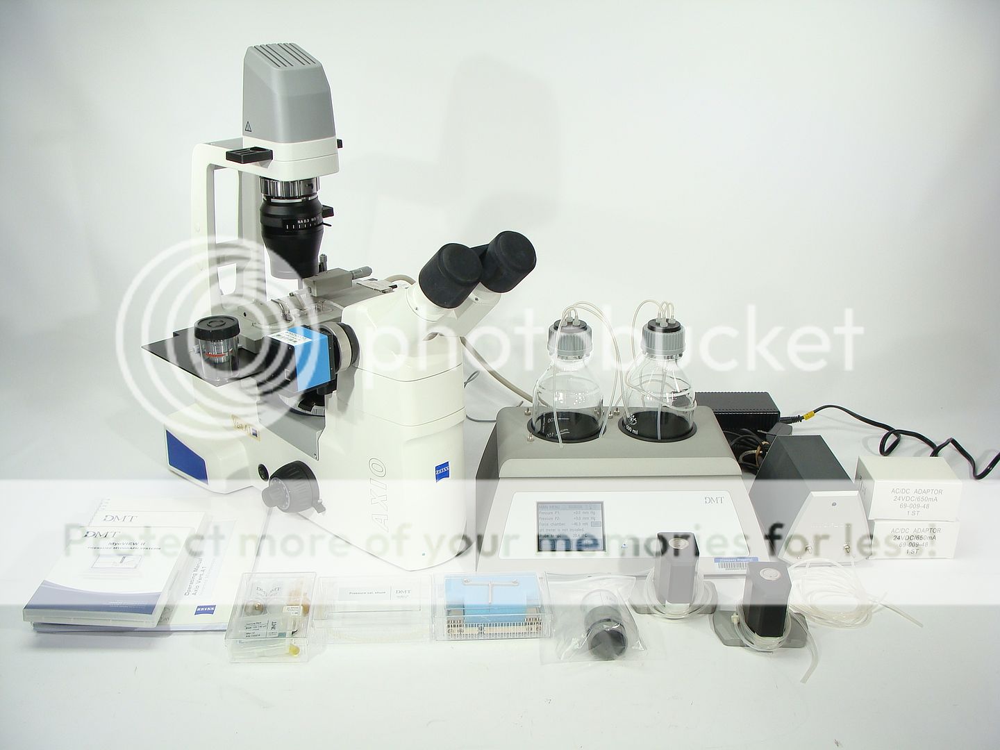 New DMT 110P Pressure Multi Myograph System W/ MyoVIEW II & Zeiss Axio ...