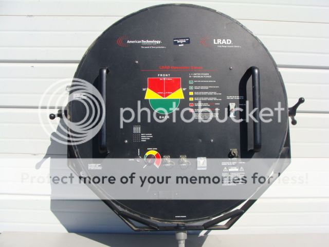 American Technology LRAD Long Range Acoustic Device Sonic Cannon Riot ...